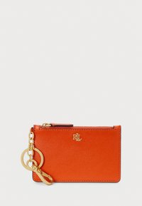 Lauren Ralph Lauren LEATHER ZIP CARD CASE - Lommebok - orange/oransje - Zalando.no
