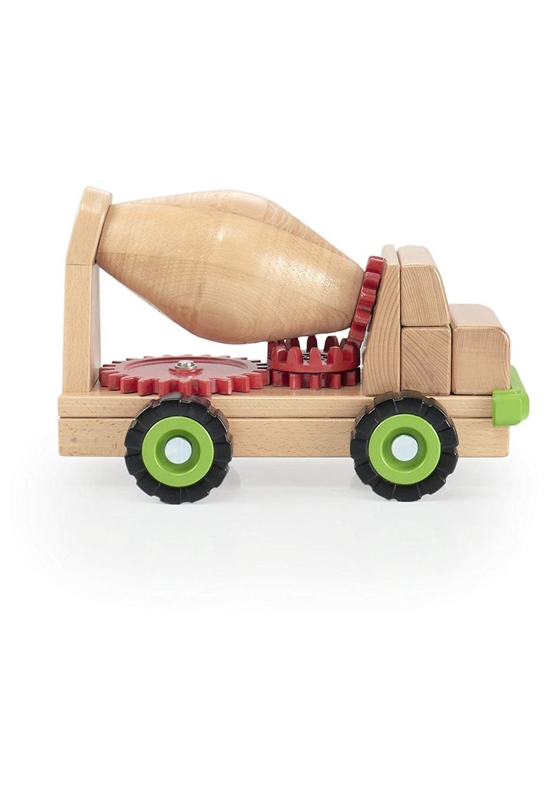 Guidecraft BLOCK SCIENCE - BIG CEMENT TRUCK - Wooden toy - multi ...