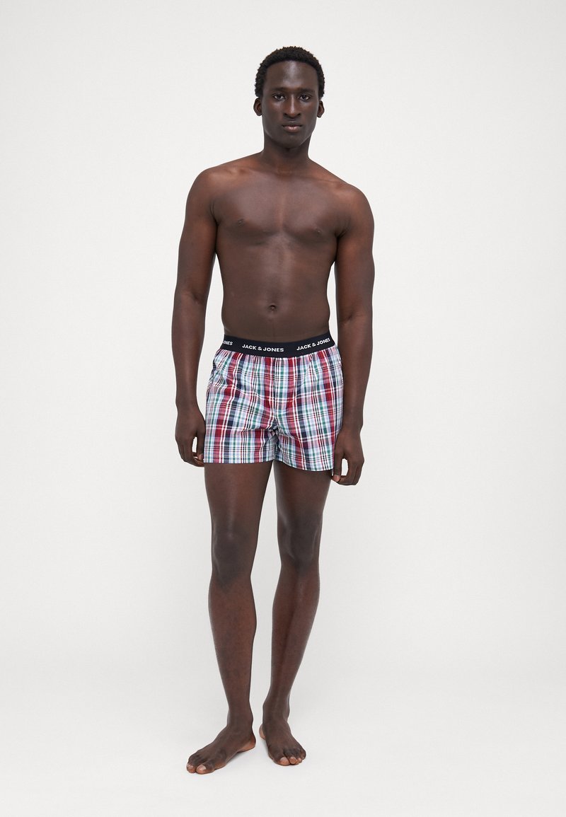 Jack & Jones JACCHRISTIAN WOVEN BOXERS 3 PACK - Boxershorts - black ...