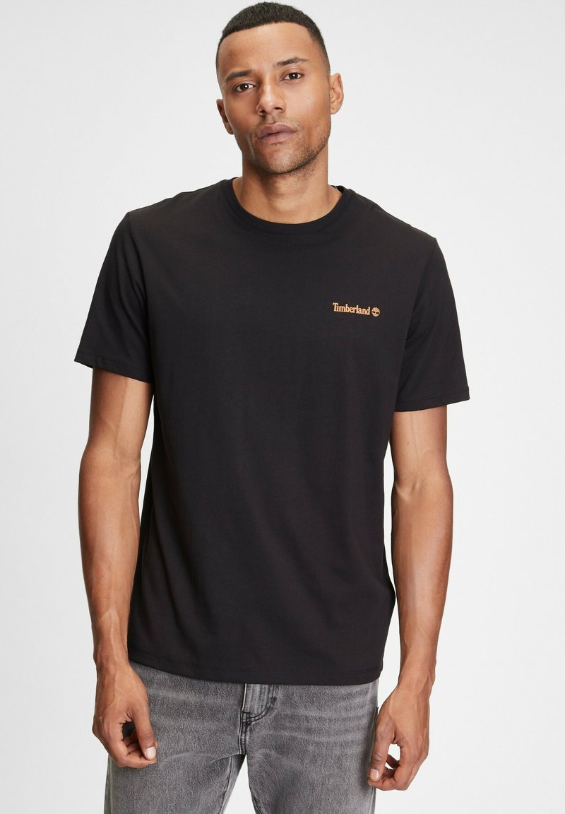 Timberland SMALL LOGO - T-Shirt basic - black/schwarz - Zalando.at