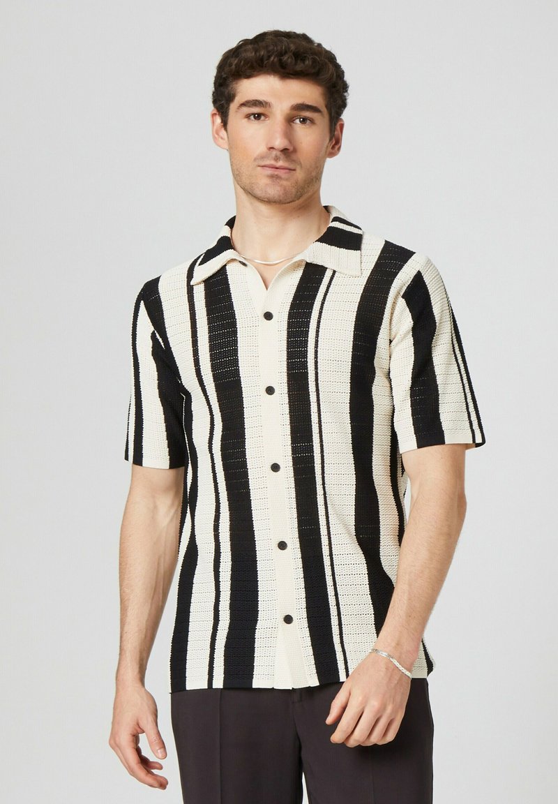 Guido Maria Kretschmer Collection LEWIS - Shirt - schwarz wollweiß ...