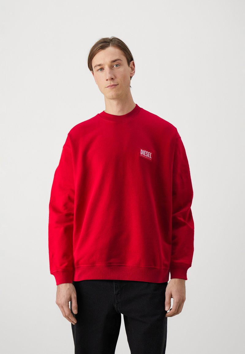 Diesel S-NLABEL-L1 - Sweatshirt - red - Zalando.co.uk