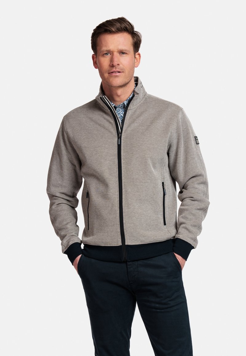 Baileys LANGE MOUW REGULAR FIT KRAAG TWO TONE - Sweater met rits ...