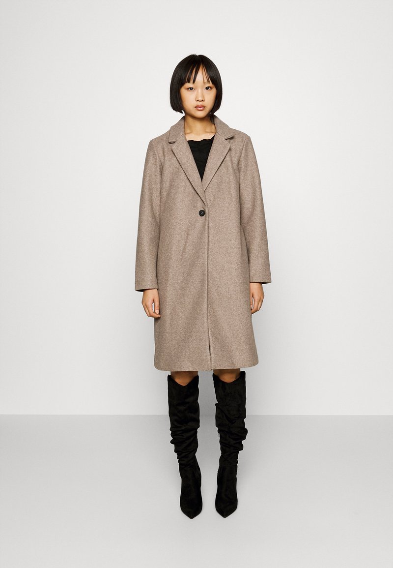 ONLY Petite ONLTRILLION COATIGAN - Cappotto classico - walnut melange/marrone - Zalando.it