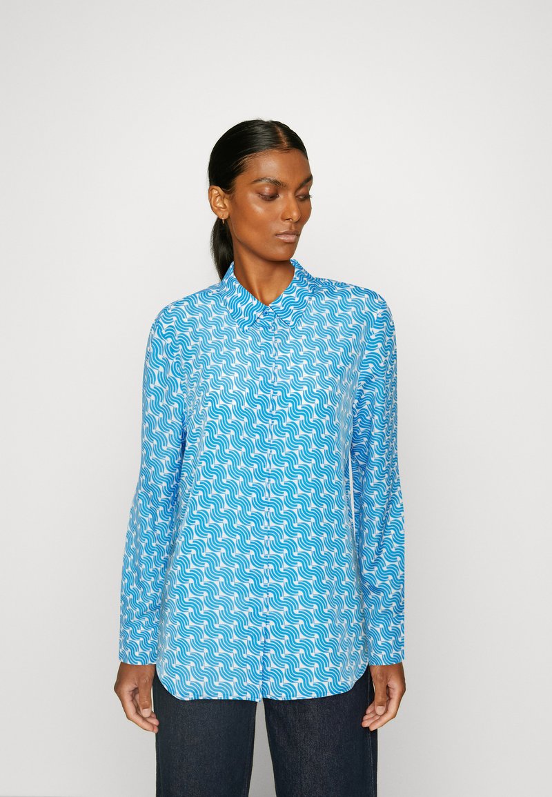Opus FALKINE JOY - Camisa - blue up/azul - Zalando.es