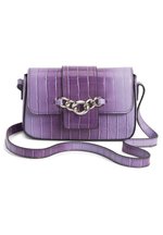 Next CHAIN HARDWARE CROSS-BODY BAG - Umhängetasche - purple/lila ...
