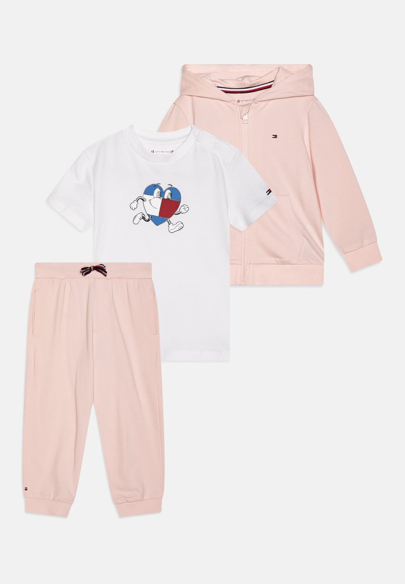 Tommy Hilfiger BABY FLAG GIFTBOX UNISEX SET - Stoffhose - whimsy pink/rosa - Zalando.de
