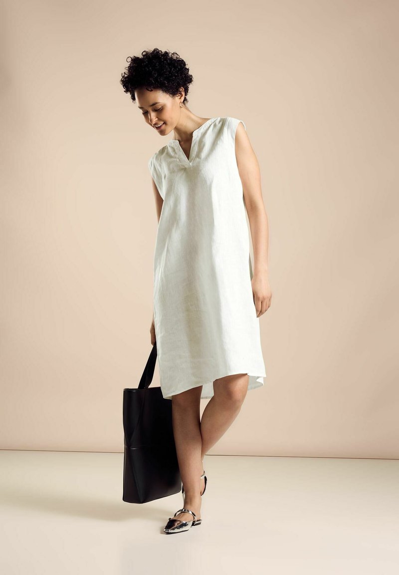 Street One ÄRMELLOSES - Robe de jour - weiß/écru - ZALANDO.FR