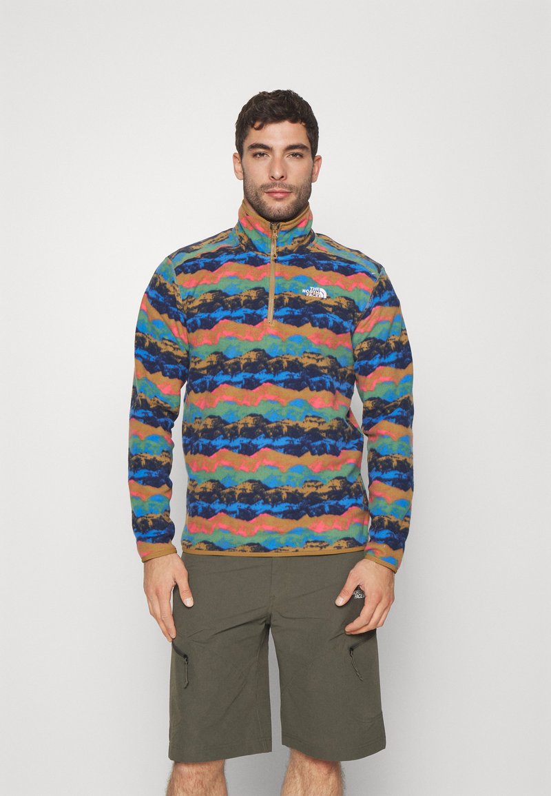 The North Face 100 GLACIER 1/4 ZIP - Fleece jumper - utility brown ...