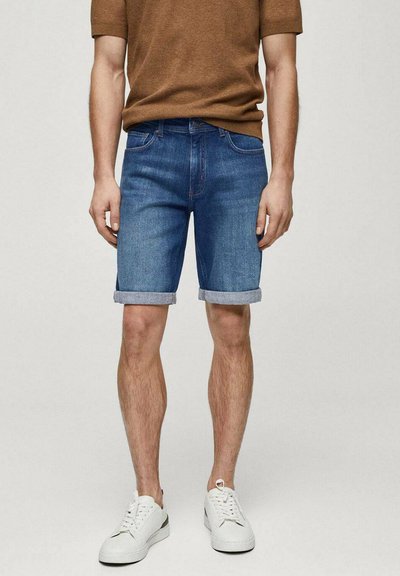 Mango ROCK - Jeans Shorts - black denim - Zalando.ch