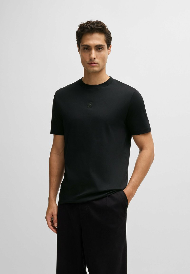 BOSS Basic T-shirt - black one/black - Zalando.ie
