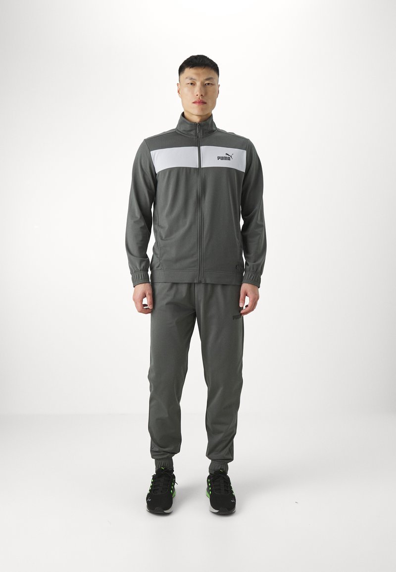 Puma SUIT - Tracksuit - mineral gray/grey - Zalando.co.uk
