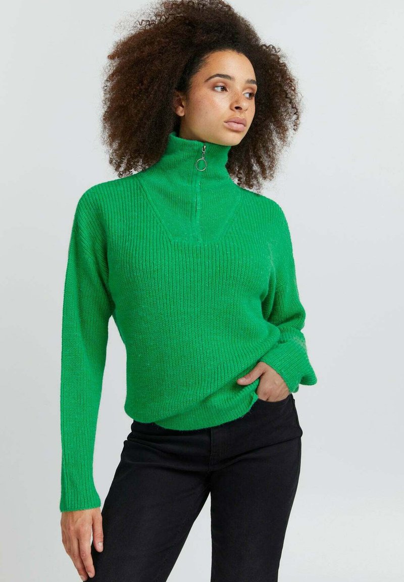 ICHI NOVO - Jumper - kelly green/green - Zalando.de