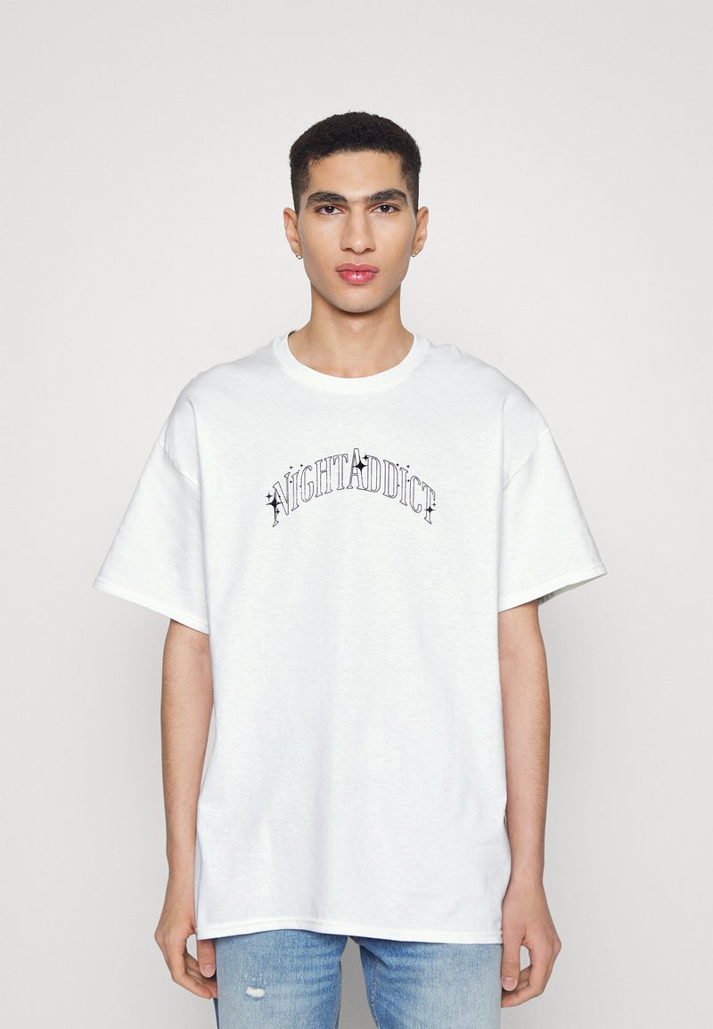 Night Addict T-shirt con stampa - white/bianco - Zalando.it