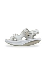 MBT KISUMU - Keilsandalette - off white/offwhite - Zalando.de