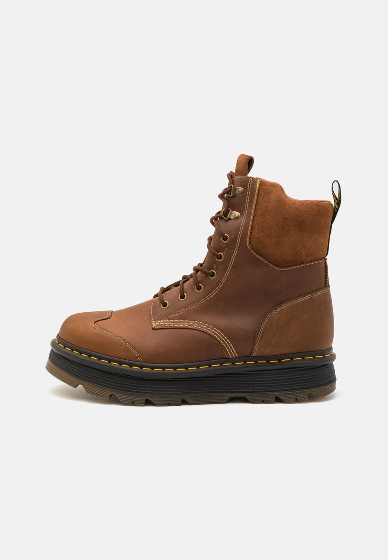 Dr. Martens ZEBZAG 8 TIE UNISEX - Bottines à plateau - classic tan ...