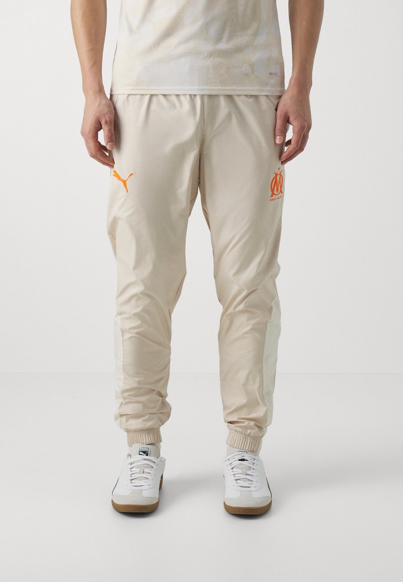 Puma OLYMPIQUE DE MARSAILLE PREMATCH PANT - Club wear - tapioca ...