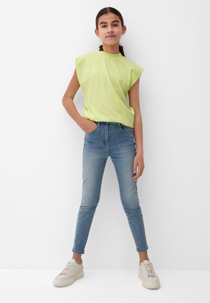 s.Oliver IM USED LOOK - Jeans Slim Fit - blau/dark-blue denim - Zalando.de