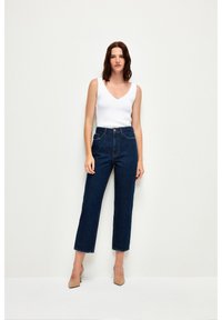 adL WIDE LEG - Jeans Straight Leg - navy blue/dunkelblau - Zalando.de