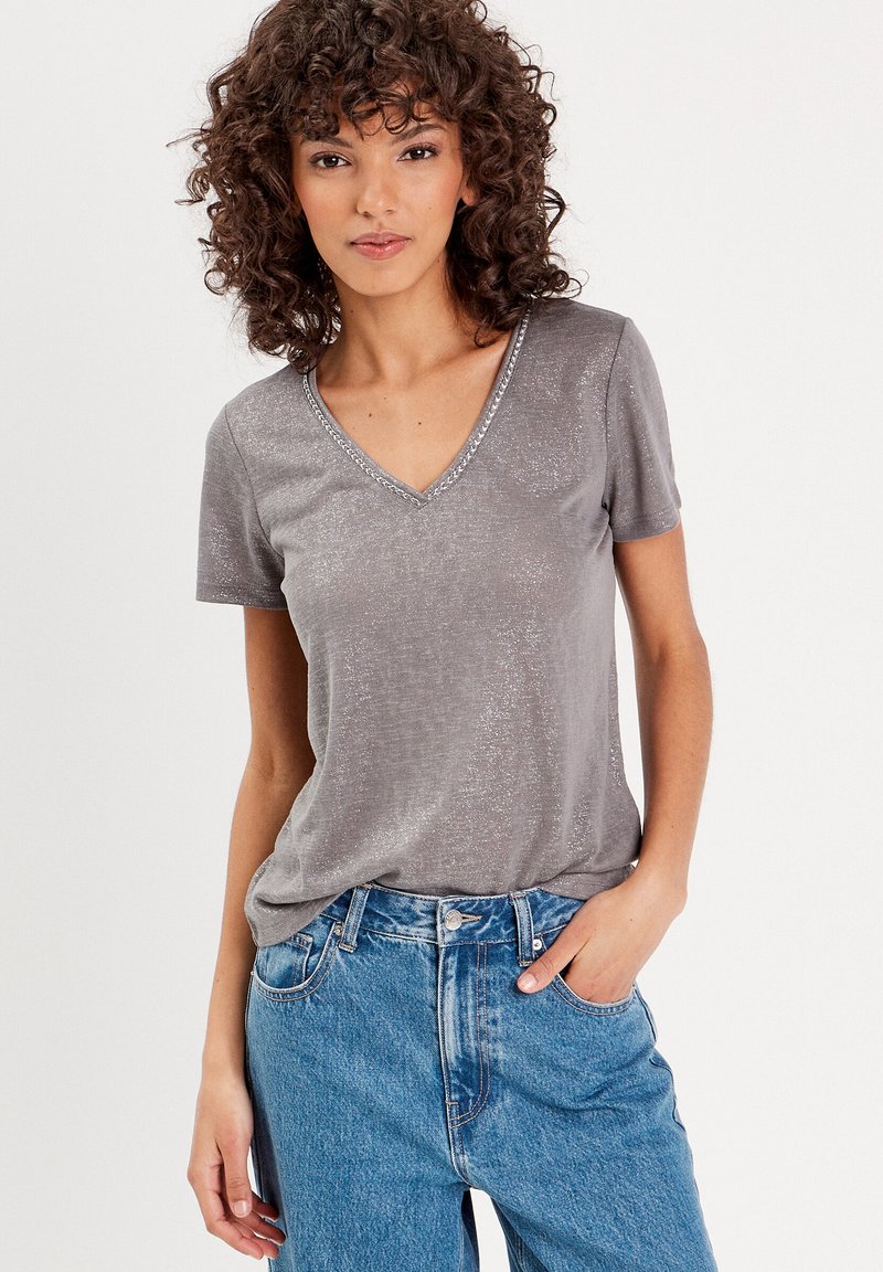 Cache Cache T-Shirt basic - gris foncé/dunkelgrau - Zalando.de