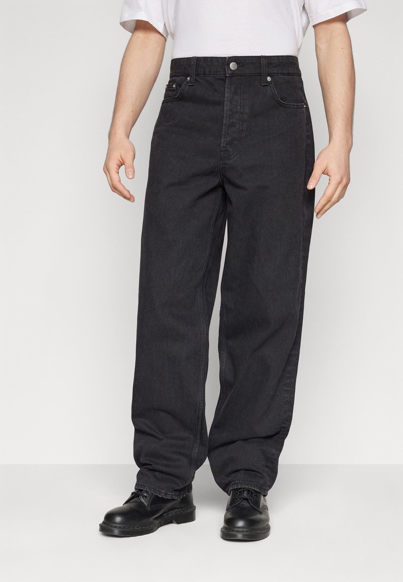 Only & Sons ONSFIVE BAGGY ONE BOX - Jeans relaxed fit - washed black ...