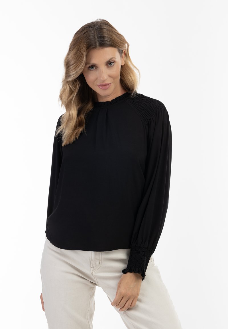 usha QISHA - Blouse - schwarz/noir - ZALANDO.FR