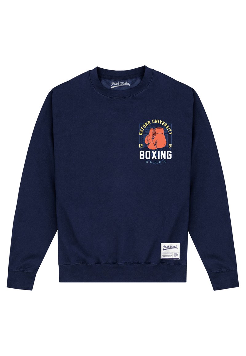 Henry Tiger OXFORD UNIVERSITY BOXING - Sweatshirt - navy blue/dark blue ...