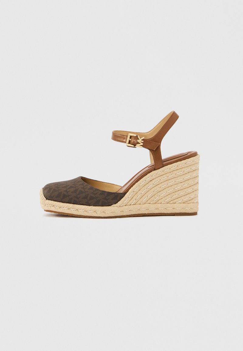 MICHAEL Michael Kors KENZIE - Wedge sandals - brown - Zalando.co.uk