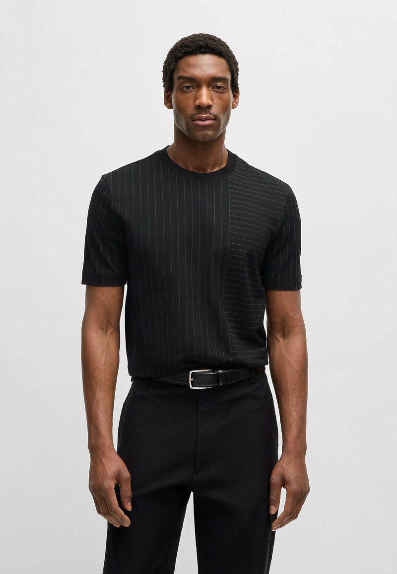 BOSS C-THOMPSON - Print T-shirt - black one/black - Zalando