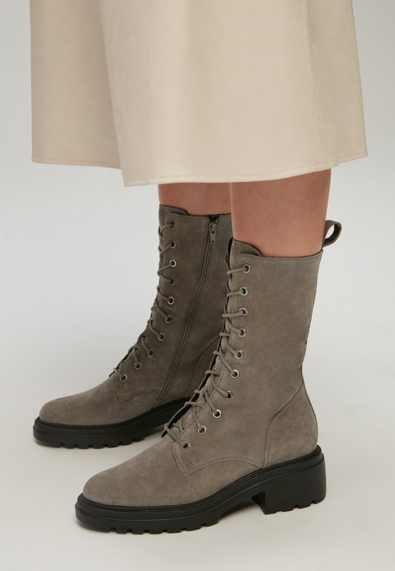 RYŁKO Plateaustøvletter - grey/grå - Zalando.dk