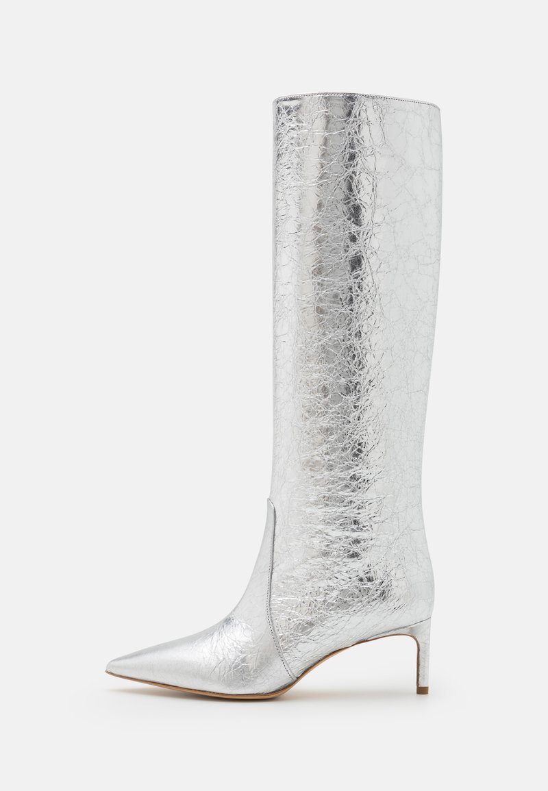 Bettina Vermillon JOSEFINE - Boots - silver/black - Zalando.co.uk