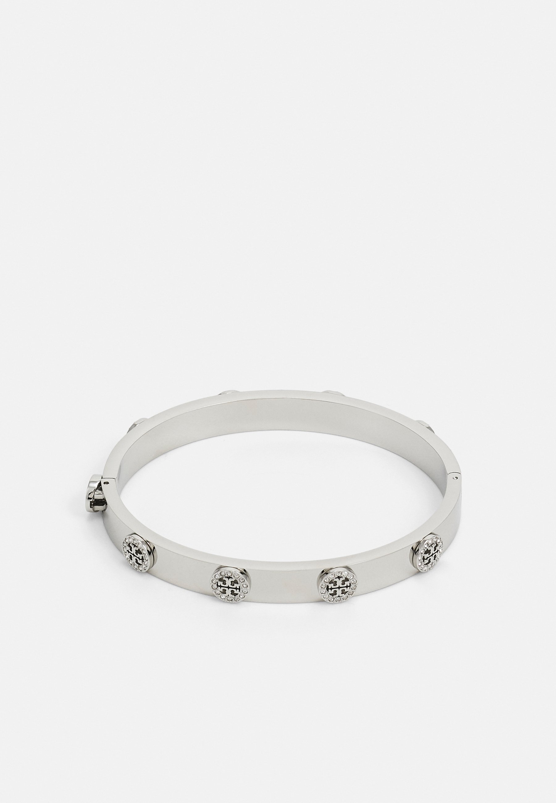 Tory Burch MILLER STUD PAVE HINGE BRACELET Armband tory silver coloured silberfarben Zalando