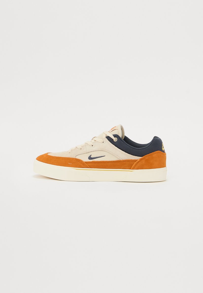 Nike SB MALOR UNISEX - Matalavartiset tennarit - grey/ochre/dark blue ...