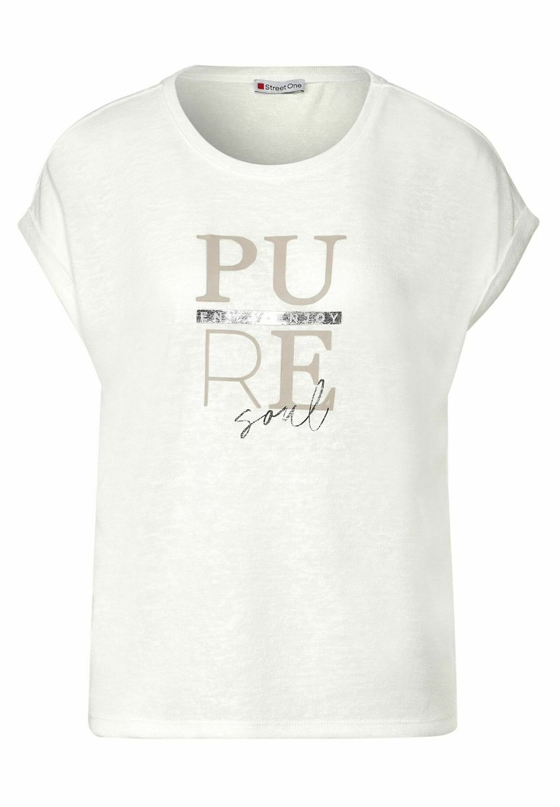 Street One MIT PART - T-Shirt print - weiß/offwhite - Zalando