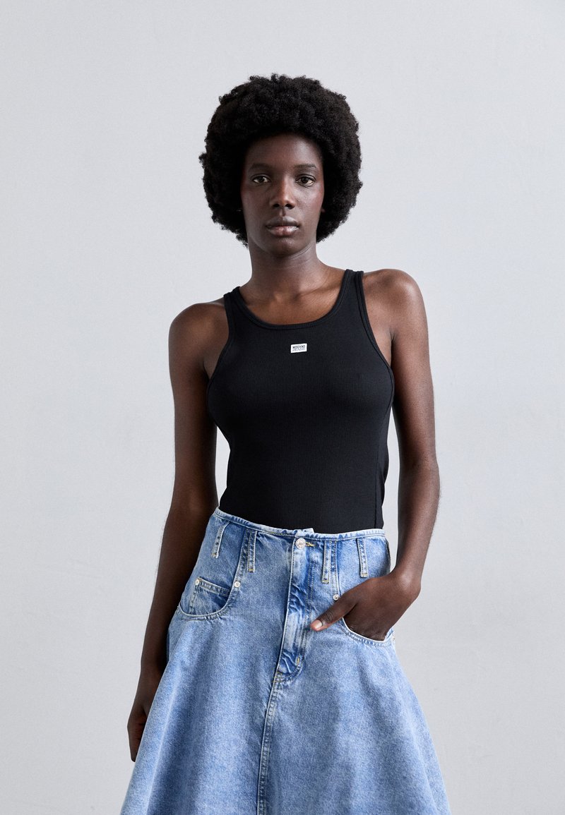 MOSCHINO JEANS - Top/czarny - Zalando.pl