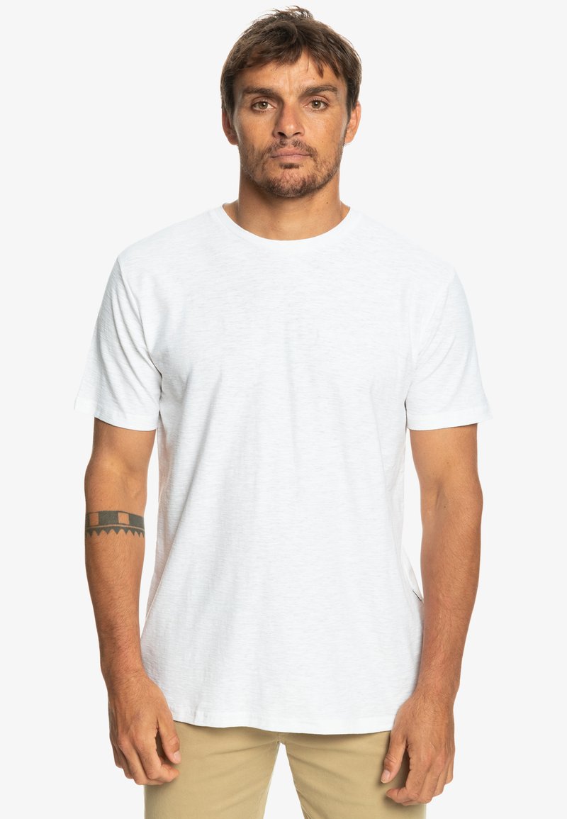 Quiksilver ROUNDNECK - T-shirts basic - white/hvid - Zalando.dk