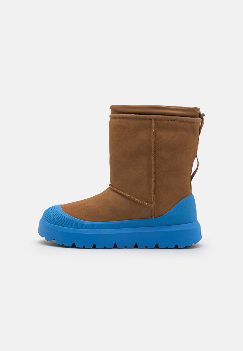 UGG CLASSIC SHORT WEATHER HYBRID - Winter boots - chestnut/big sky ...