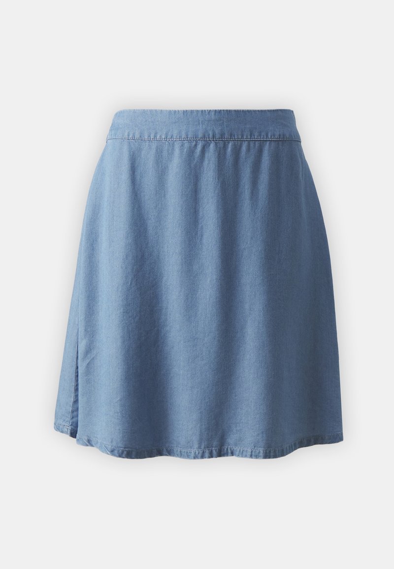 ONLY ONLLISA PEMA ELAS SHORT SKIRT - Jeansrok - light blue denim ...