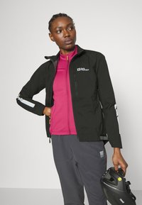 Jack Wolfskin MOROBBIA 2.5L W - Fahrradjacke - black/schwarz - Zalando.de