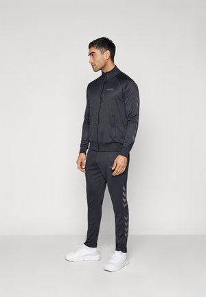 Champion NEW YORK YANKEES TRACKSUIT - Survêtement - black/white/noir ...