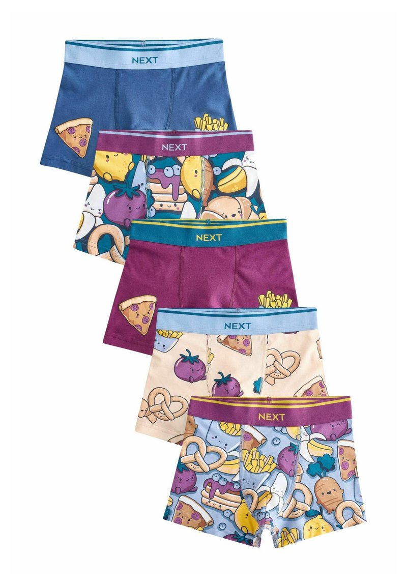 Next 5 PACK - Pants - food print/blue - Zalando