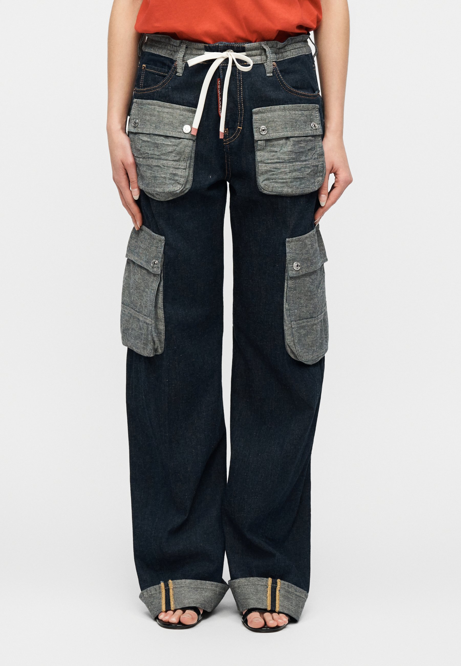 Dsquared2 Jeans Relaxed Fit - navy blue/blue denim - Zalando.ch