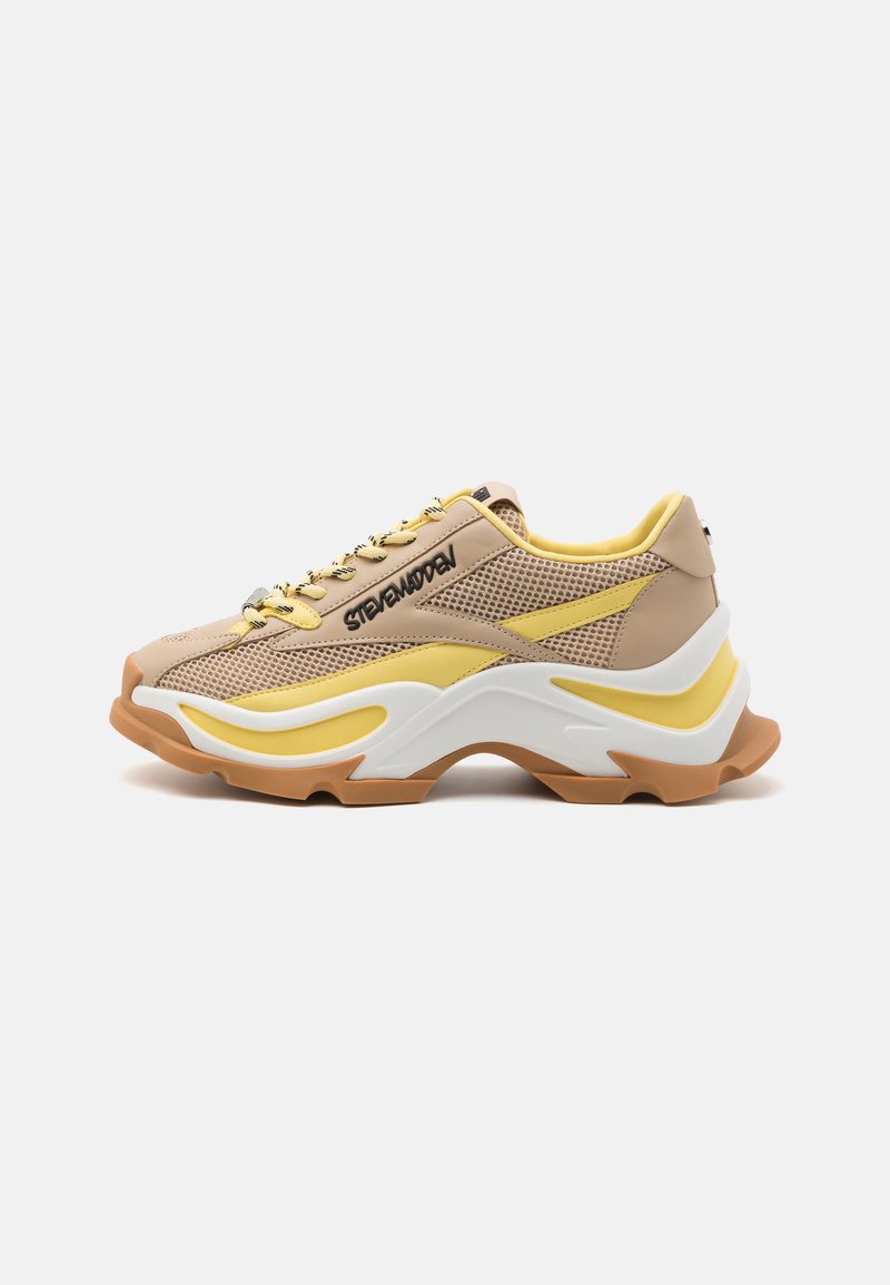 Steve Madden ZOOMZ - Sneakers - light yellow/sand/sand - Zalando.dk
