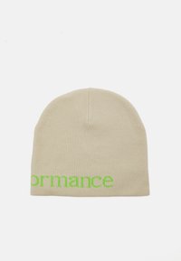 Peak Performance PP HAT - Mössa - sand fog/stand out green/beige - Zalando.se