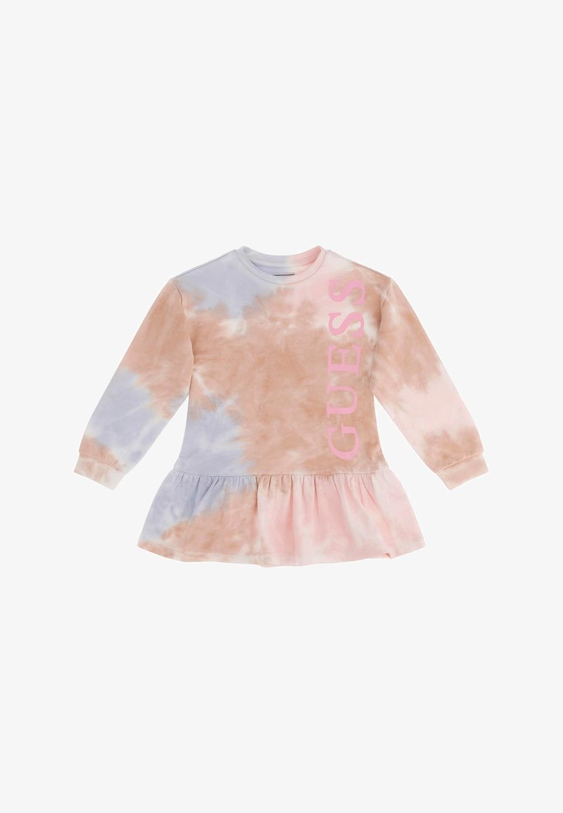 Guess Batikprint Freizeitkleid Mehrfarbe Rose Rosa Zalando Ch