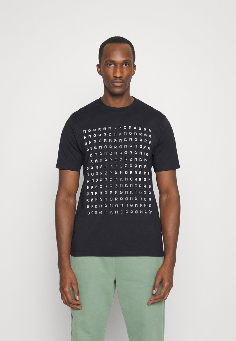 Norrøna MATRIX - T-Shirt print - caviar/schwarz - Zalando.ch