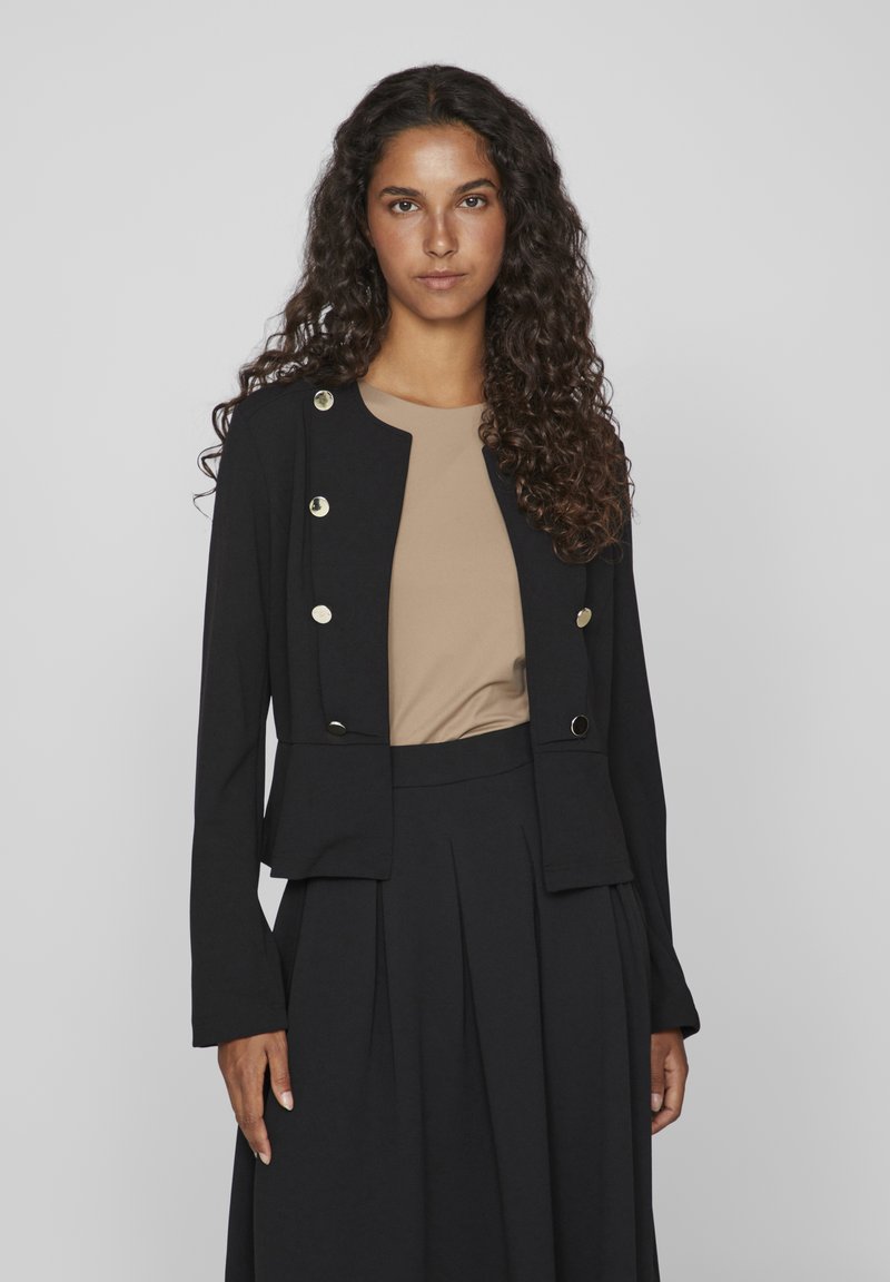 VILA VIJUNA - Blazer - black/gold/sort - Zalando.dk