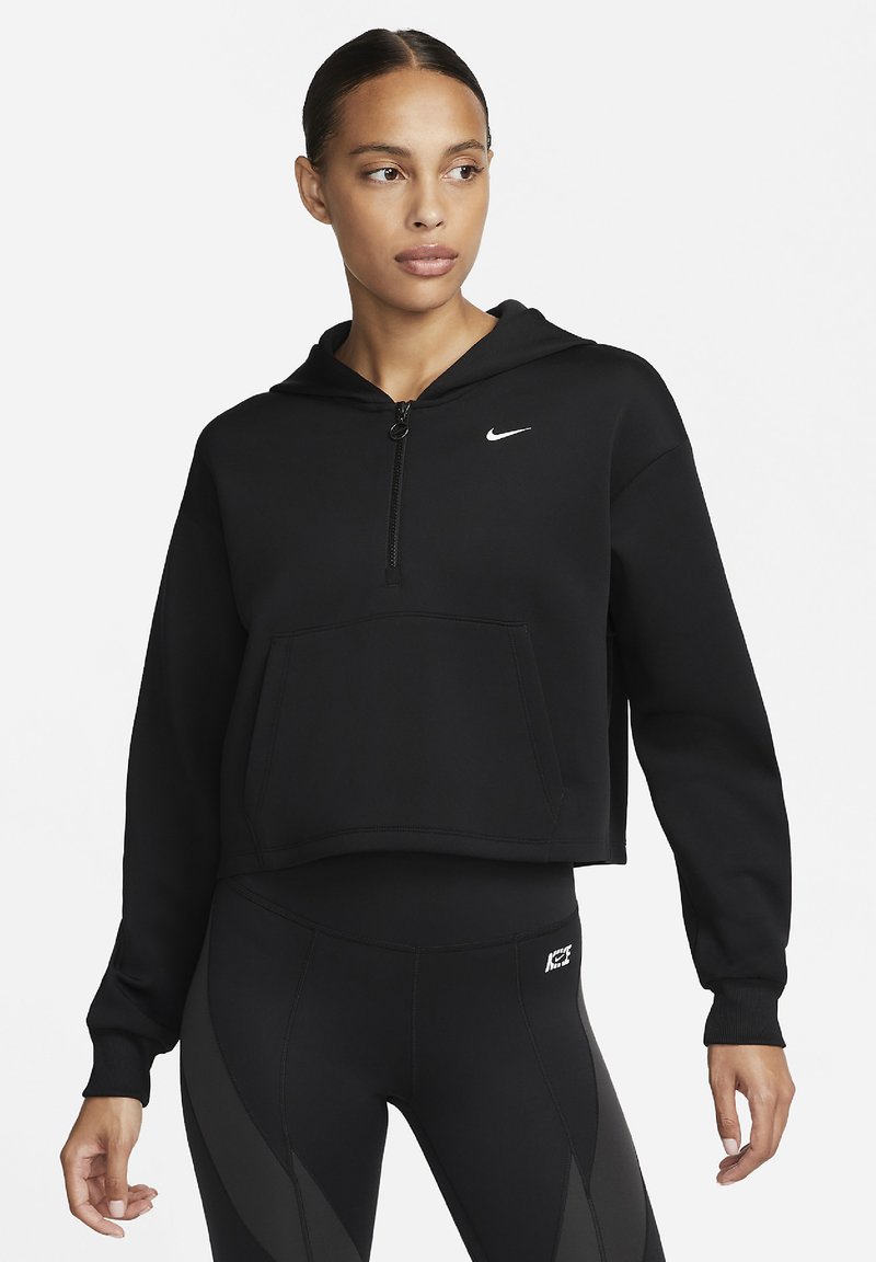 Nike Performance Hoodie - black white/zwart - Zalando.be