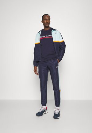 Sergio Tacchini CRYO TRACKSUIT SET - Trainingspak - black/sodalite blue ...