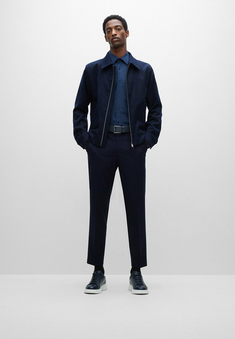 BOSS Belt - dark blue ten/dark blue - Zalando.co.uk